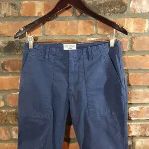 Nili Lotan | Pants & Jumpsuits | Nili Lotan Blue Cropped French ...